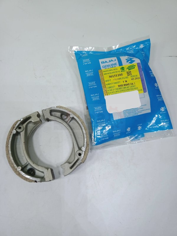 Sparepart BRAKE SHOE PULSAR / DISCOVER / CALIBER 115 ORIGINAL best ...